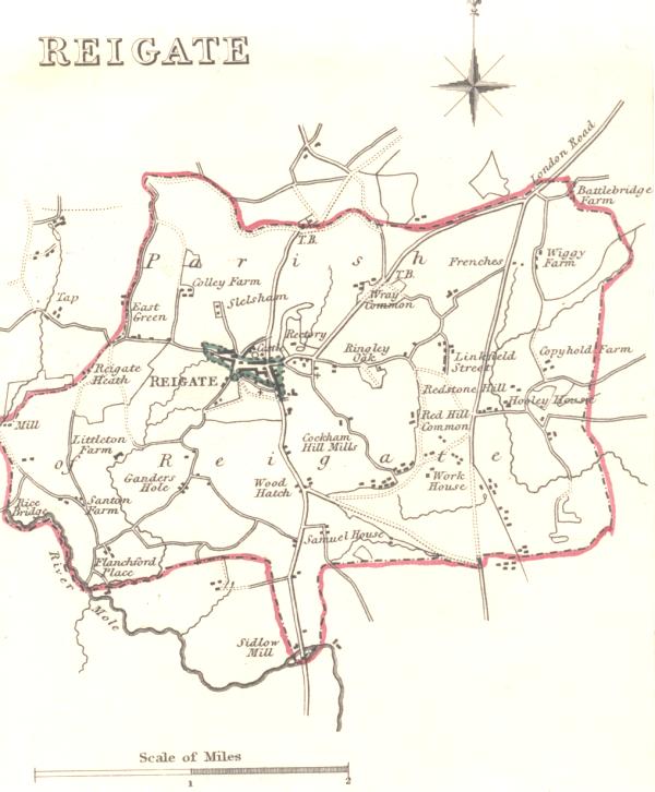 Old maps and documents on oldreigate.com